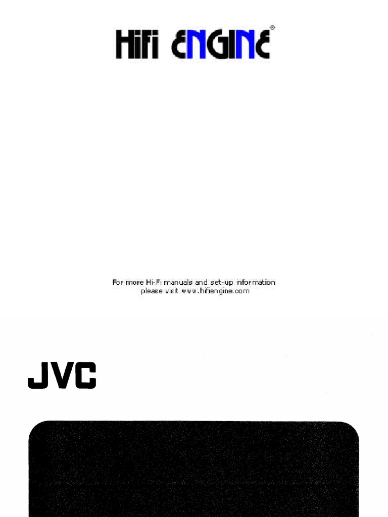 Hfe JVC Ja-S31 Service | PDF
