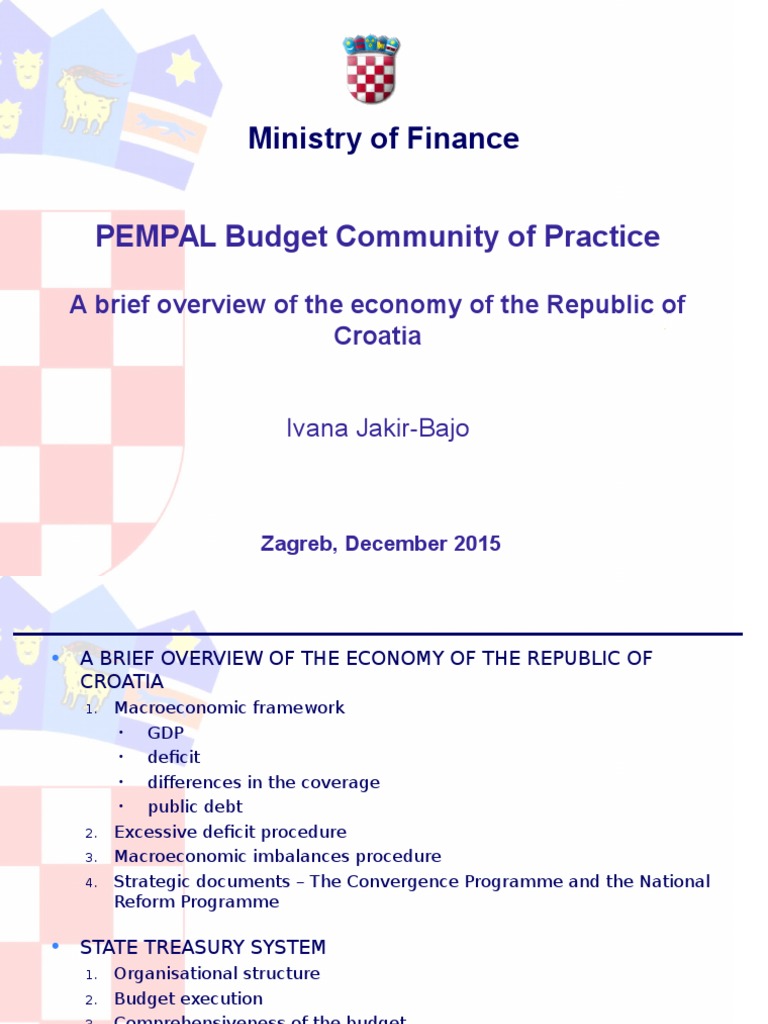 Ministry of Finance: PEMPAL Budget Community of Practice | PDF ...
