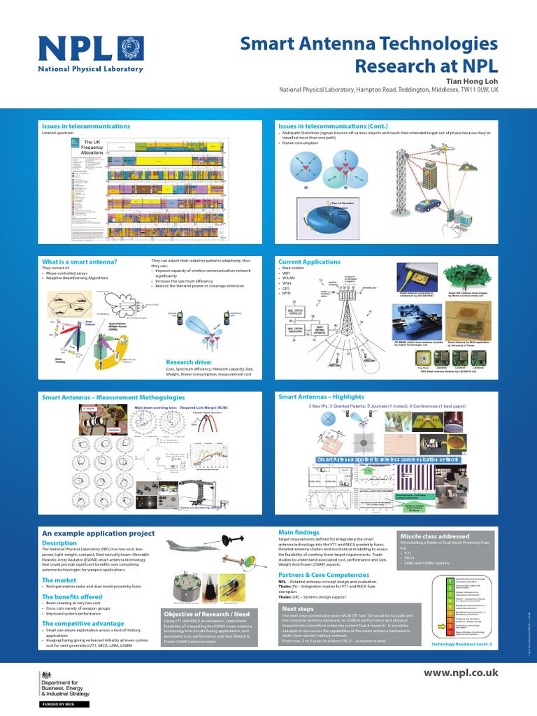 Smart Antenna Technologies Research | PDF | Antenna (Radio) | Wireless ...