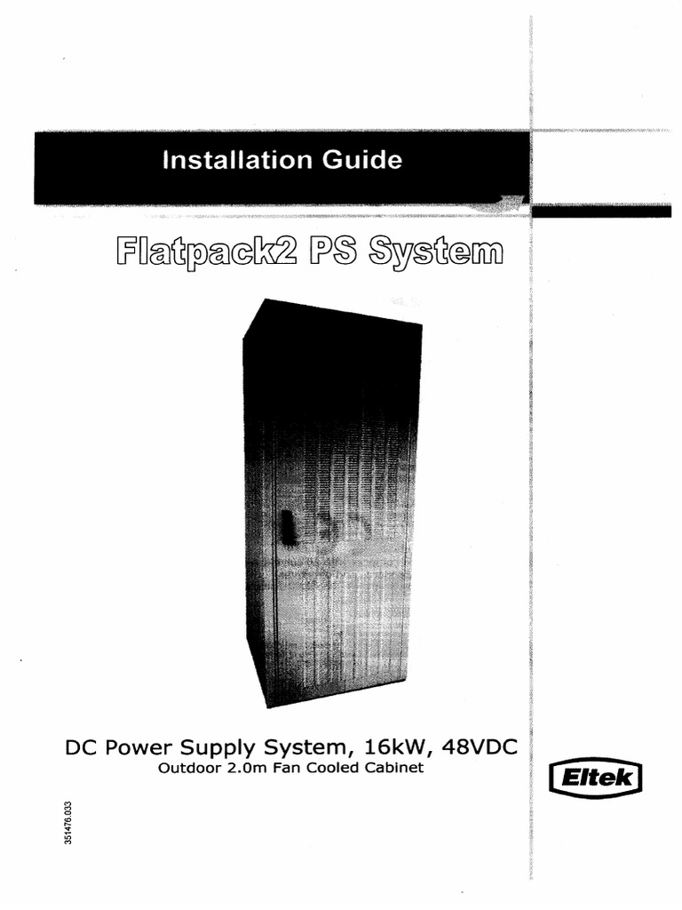 Eltek-2 Outdoor Instal Guide | PDF
