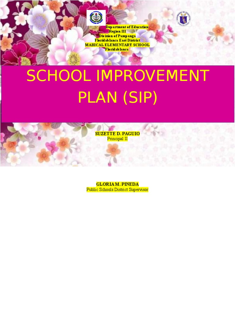 School Improvement Plan (Sip) | PDF
