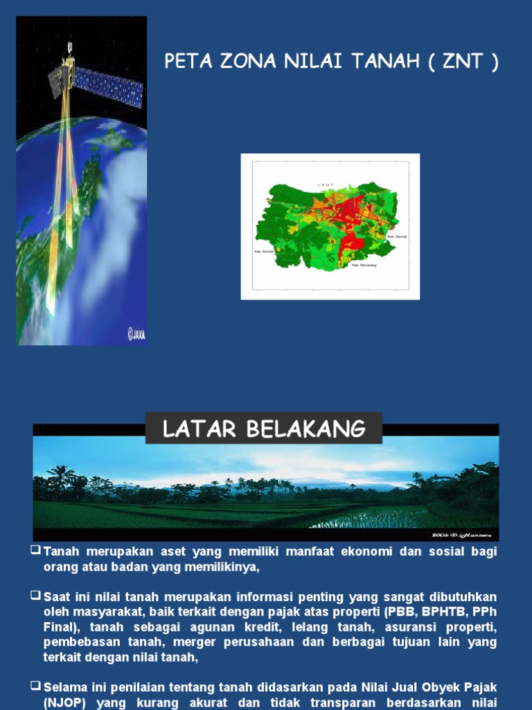 Peta Zona Nilai Tanah (ZNT) | PDF