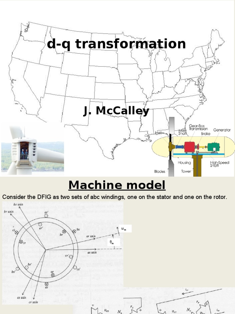 D-Q Transformation Simplifies DFIG Modeling | PDF | Classical Mechanics ...