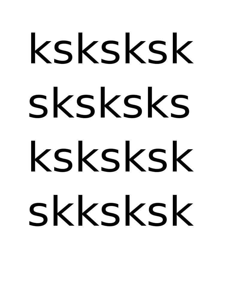 KSKSKSK Sksksks KSKSKSK SKKSKSK | PDF