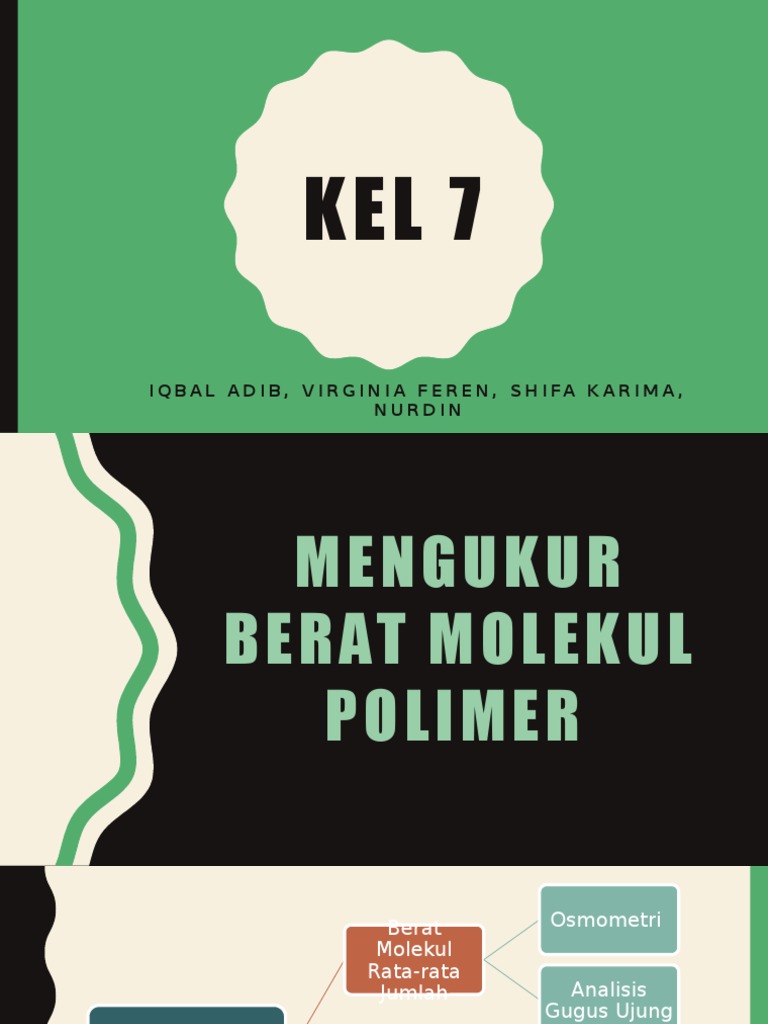 Cara Menghitung Berat Molekul Polimer | PDF