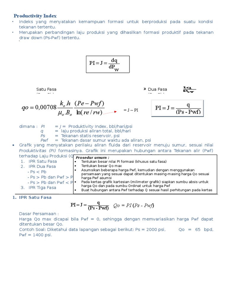Inflow Performance Relationship | PDF