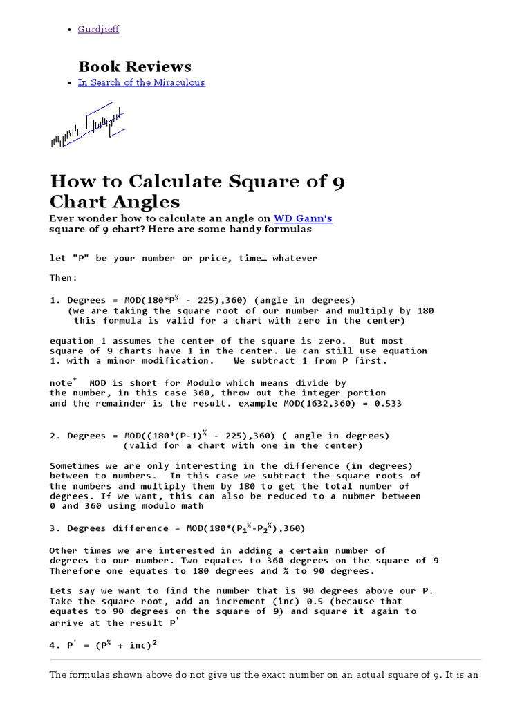 How To Calculate Square of Nine Angles | PDF | Numbers | Ring (Mathematics)