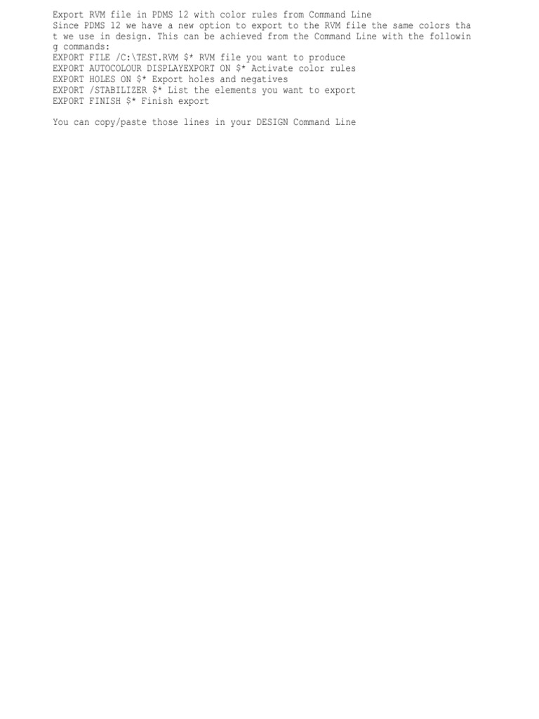 RVM File Export With Color | PDF | Business