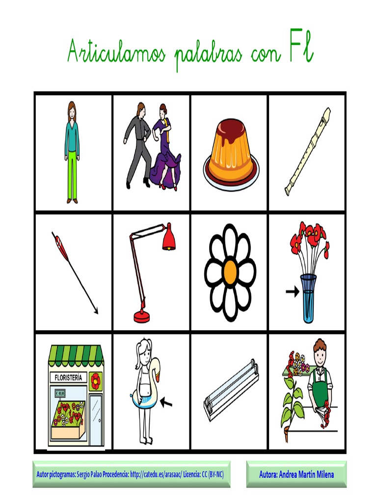 Articulamos Palabras Con FL PDF | PDF