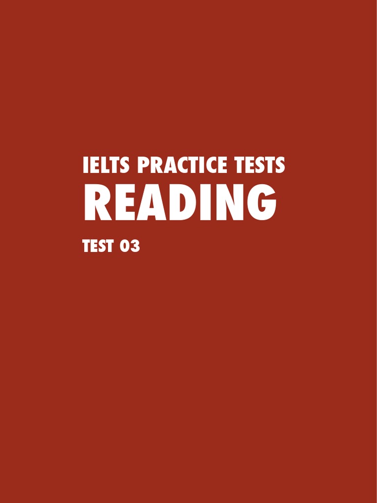 IELTS Practice Test 03 Reading Ac | PDF | Tourism | Copyright