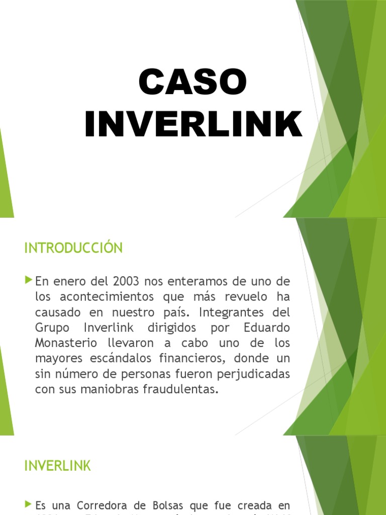 Inverlink | PDF | Bolsa | Bancos
