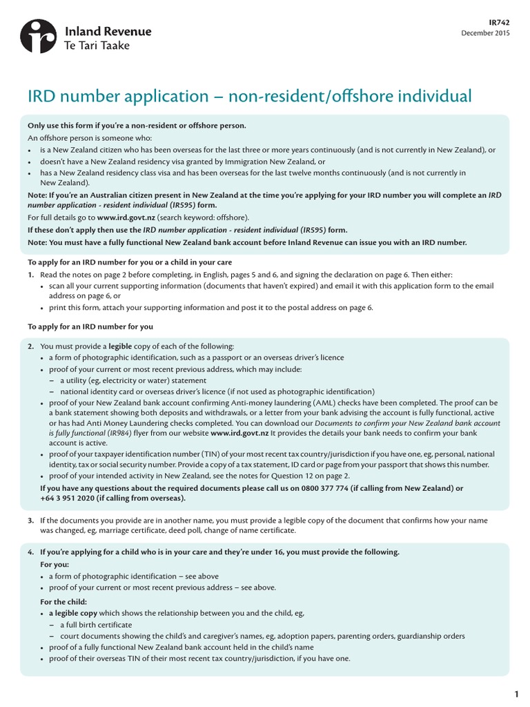 IRD | PDF | Address (Geography) | Identity Document