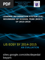 Learner Information System Guidelines | PDF | Learning