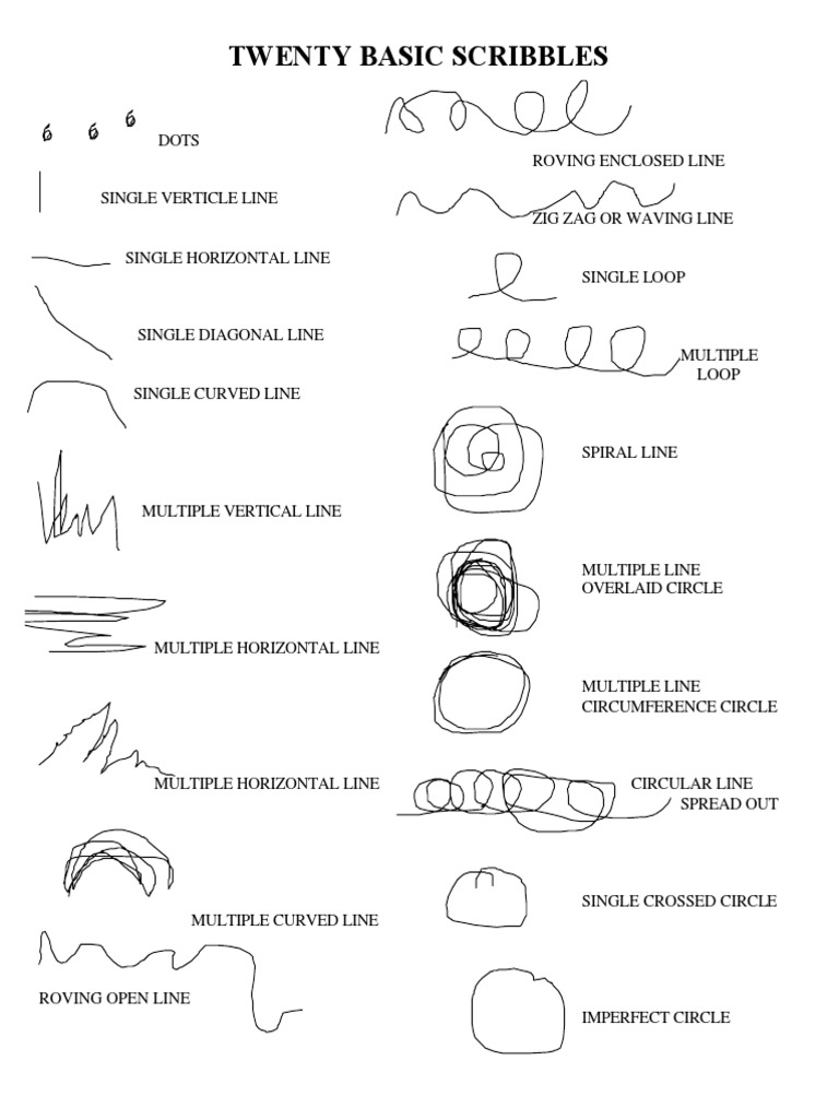 Twenty Basic Scribbles | PDF