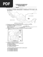 Examen Inegi | PDF | Américas | México