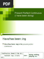 Present Perfect Continuous | PDF | Grammar | Onomastics