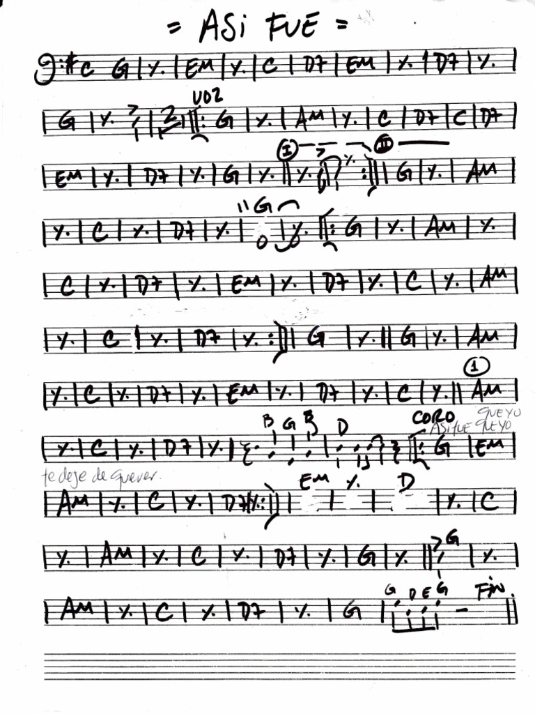 SALSA ASI FUE Bajo | PDF