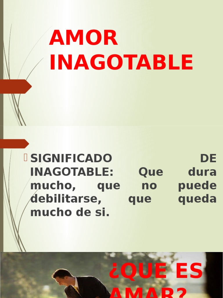 Amor Inagotable | PDF | Amor