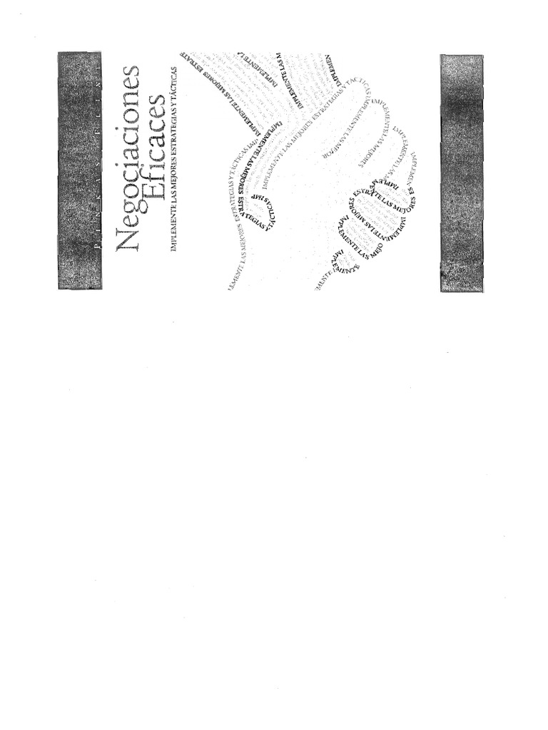 Negociaciones Eficaces-PINKAS FLINT | PDF