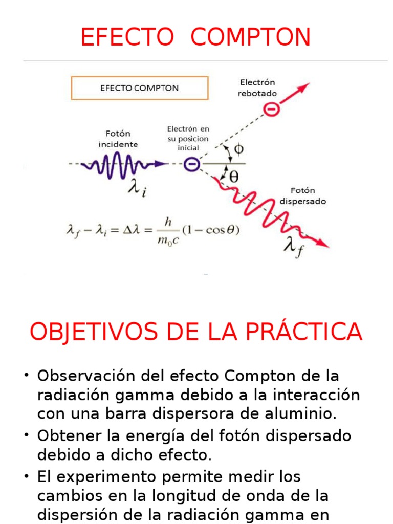 Efecto Compton | PDF | Radiación electromagnética | Electrón