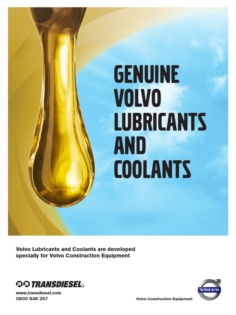 Volvo Lubricants & Coolants A5 Brochure - Nov 26 | PDF | Motor Oil ...