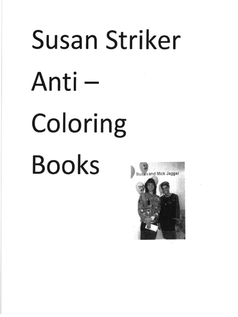 Susan Striker Anti-Coloring Book | PDF