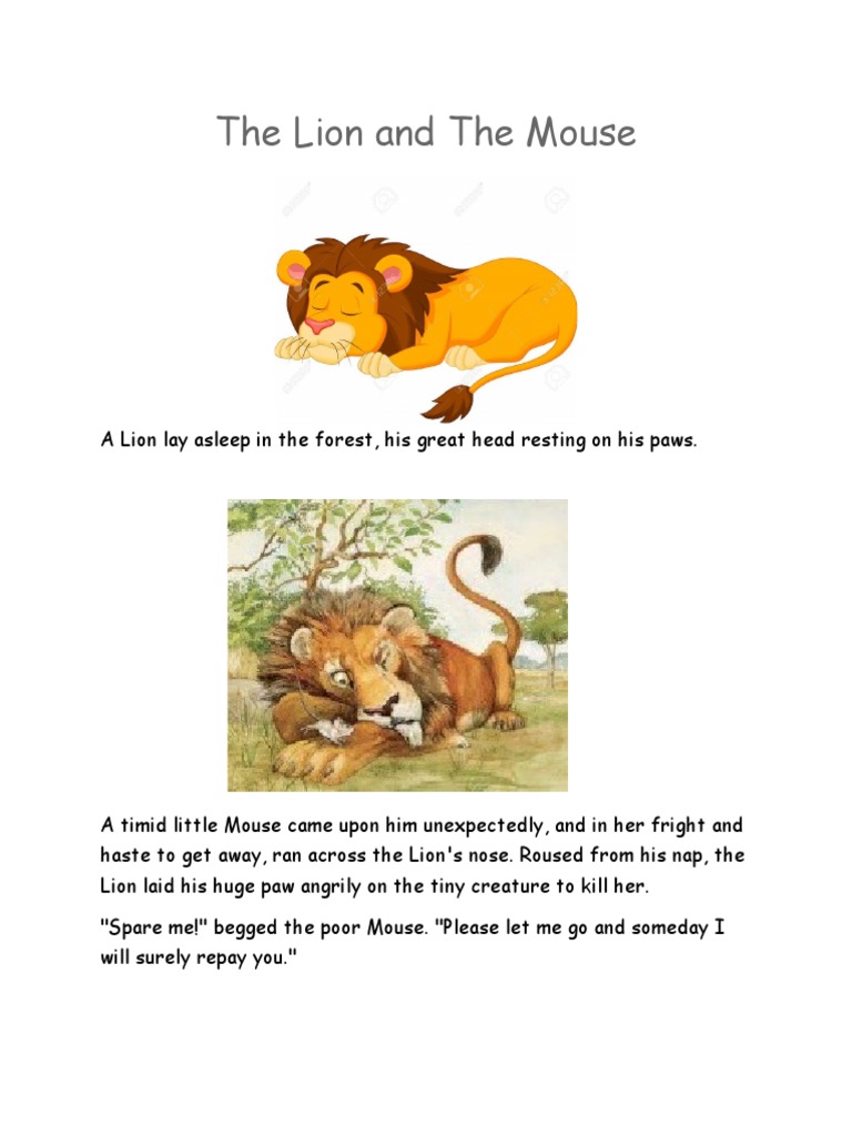 The Lion and The Mouse | PDF