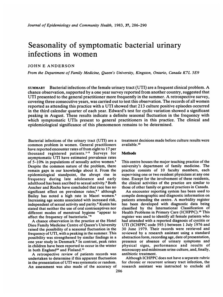 Uti PDF | Download Free PDF | Urinary Tract Infection | Public Health