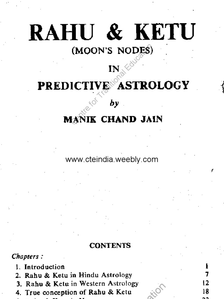 Understanding Rahu & Ketu in Astrology | PDF | Planets In Astrology ...