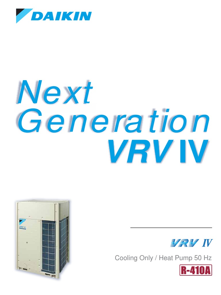 VRV IV Daikin Ra Indoor | PDF | Air Conditioning | Gas Compressor