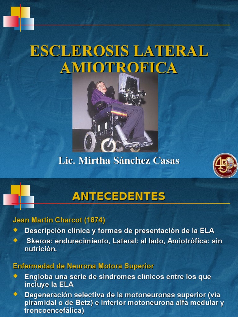 Esclerosis Lateral Amiotrofica | PDF | La esclerosis lateral ...