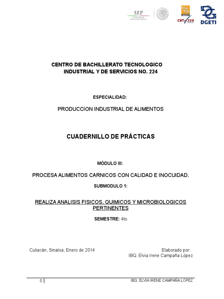 Cuadernillo de Practicas Modulo III Sub 1 | PDF | Valoración | Química