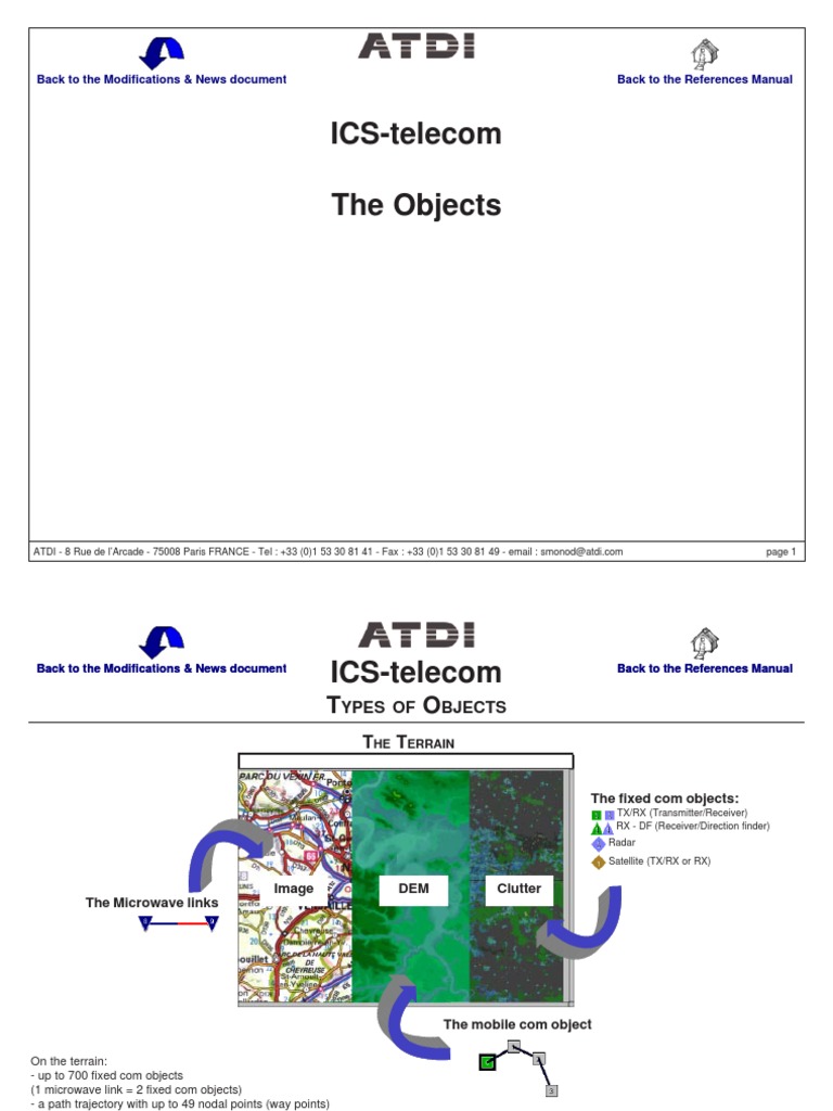 ICS-telecom The Objects: Back To The References Manual Back To The ...