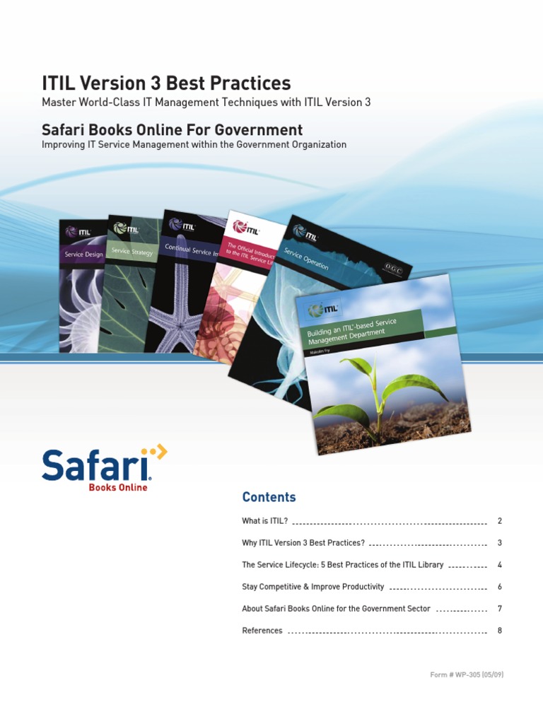 Implementing ITIL Version 3 Best Practices to Improve Government IT ...