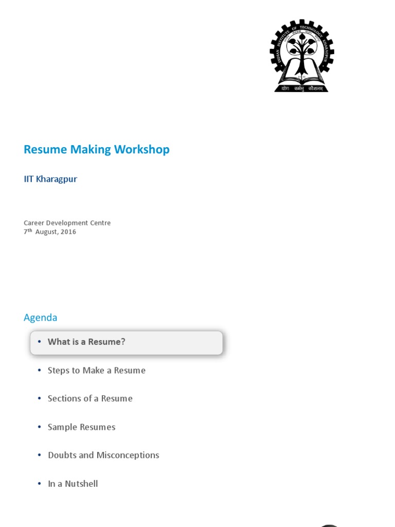 Resume Workshop | PDF | Résumé | Innovation