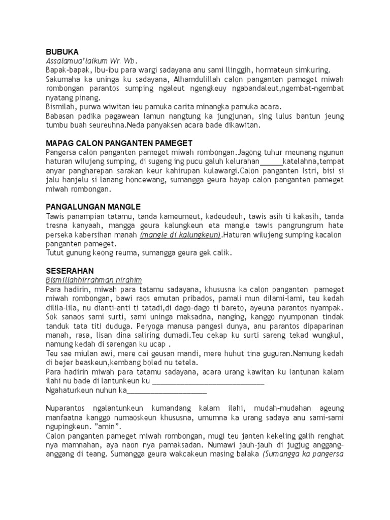 BUBUKA Bahasa Sunda | PDF | Seni & Disiplin Bahasa | Puisi