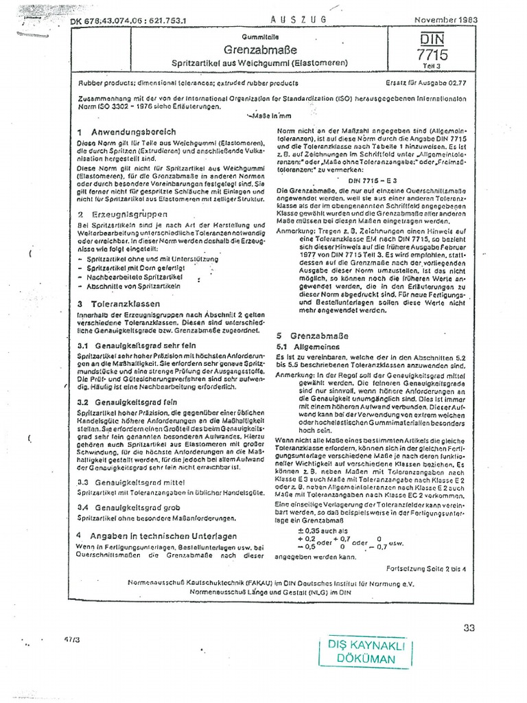 Din 7715-3 PDF | PDF