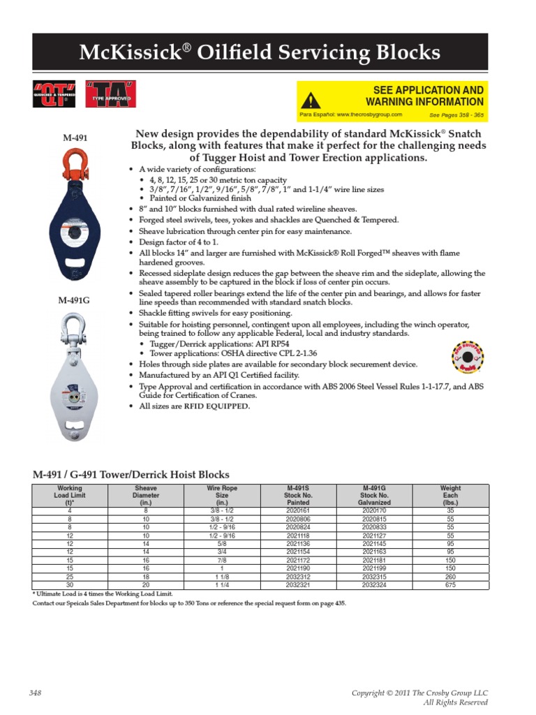 Mckissick Oilfield Servicing & Drilling Blocks | PDF | Bearing ...