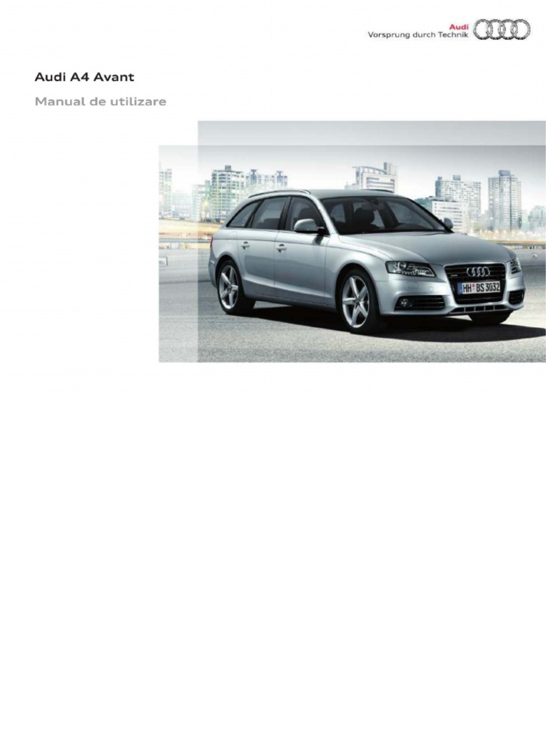 Manual Audi A4 B8 | PDF