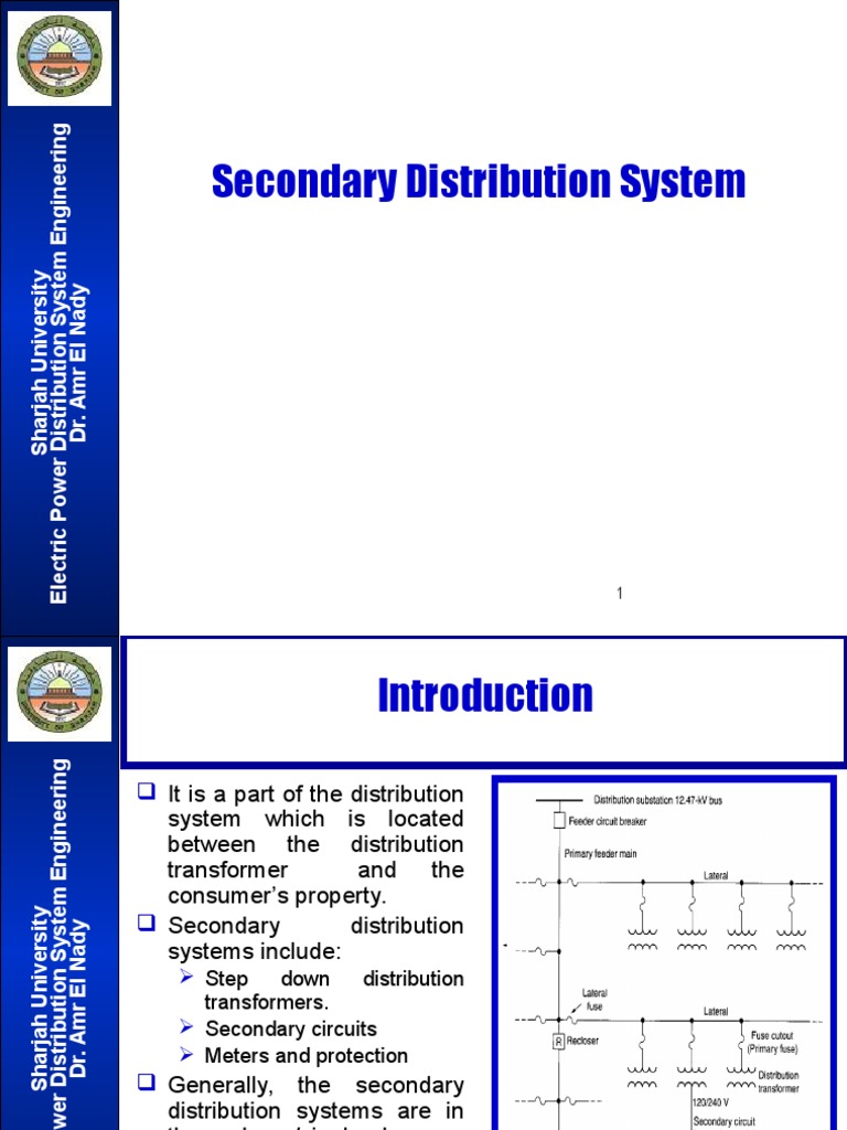 Week 10 Secondary Distribution System (Final Version) | PDF | Electric ...