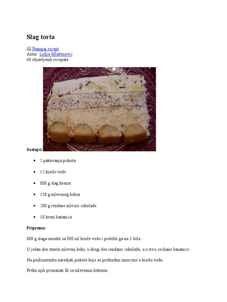 Slag Torta | PDF