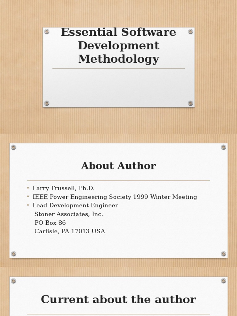 Essential Elements of an Effective Software Development Methodology ...
