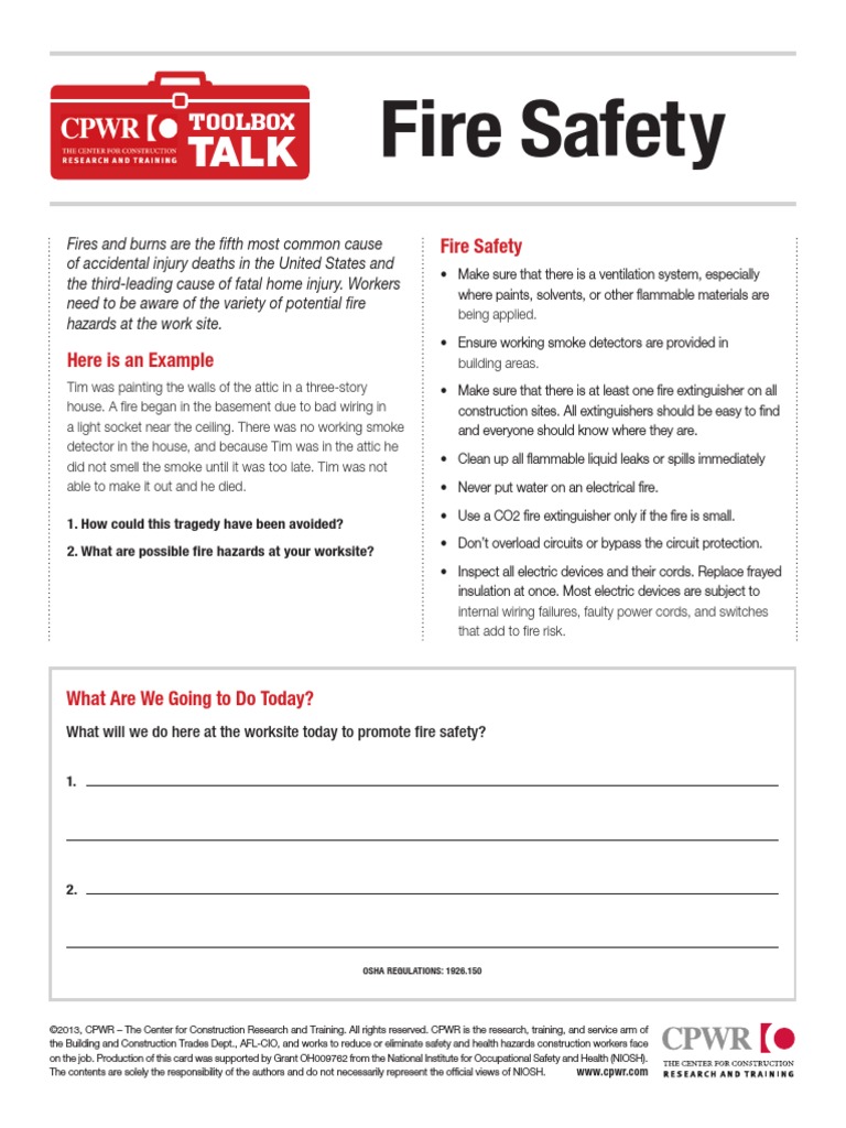 Fire Safety | PDF
