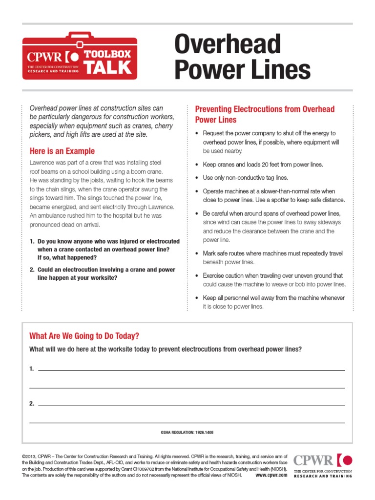 Overhead Power Lines | PDF