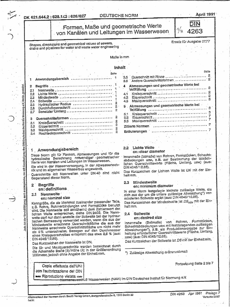 Din 4263 | PDF