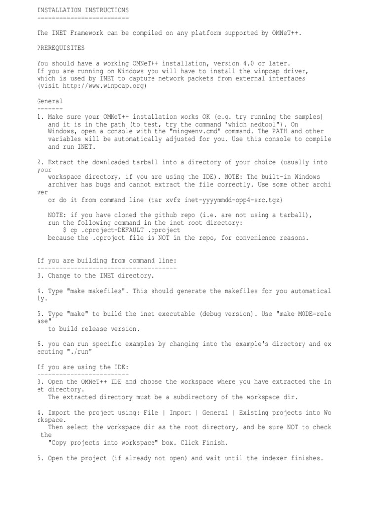 Install Inet | Download Free PDF | Command Line Interface | Library (Computing)