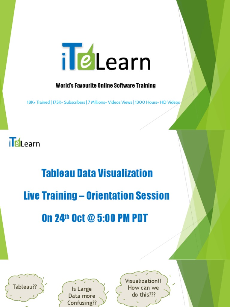 Tableau Data Visualization Training | PDF