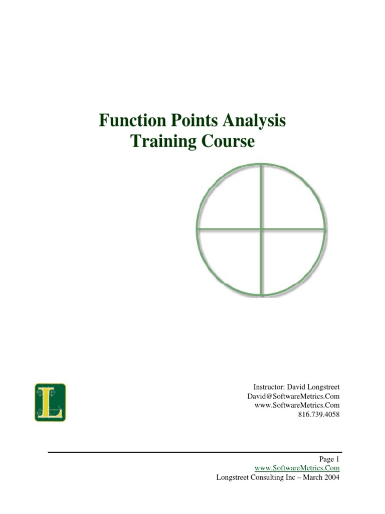 Function Points Analysis Training Course: A Comprehensive Guide to Understanding and Applying ...
