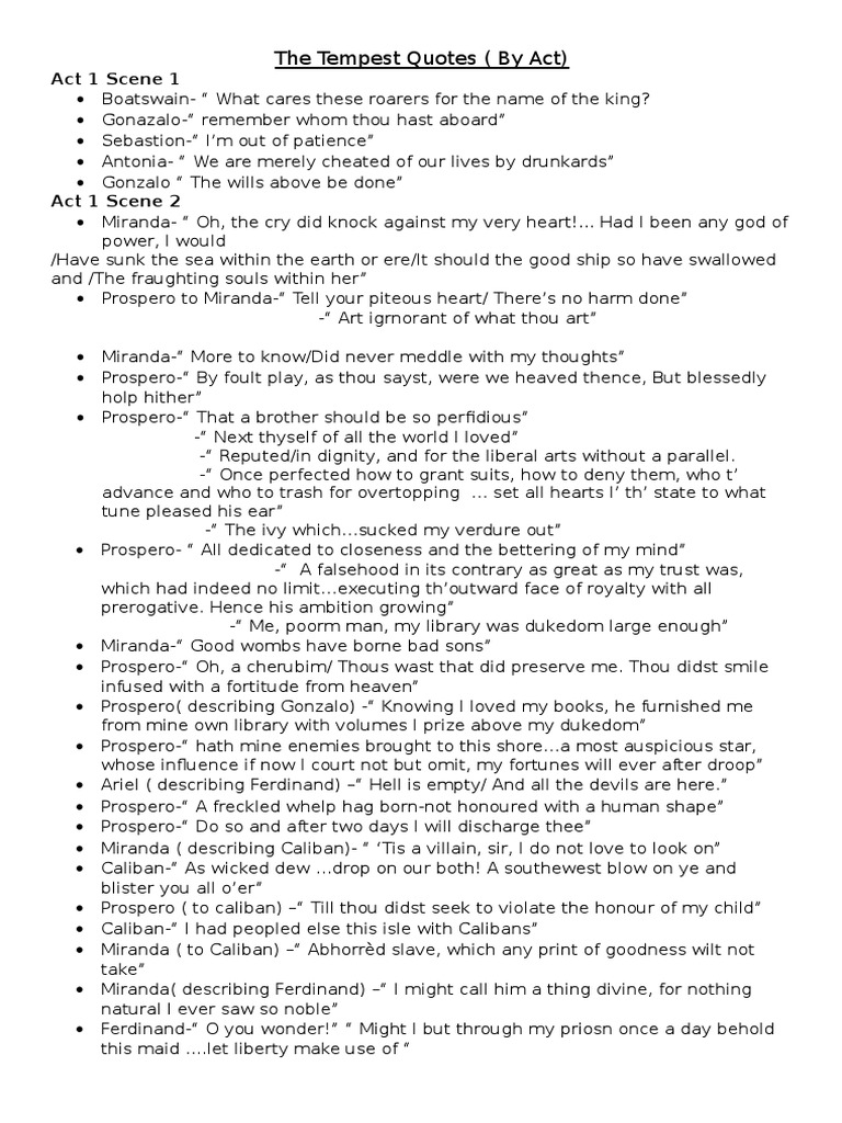 Tempest Ferdinand Quotes 30 Best The Tempest Quotes With Image