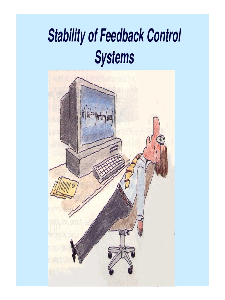 Stability of Feedback Control Systems | PDF
